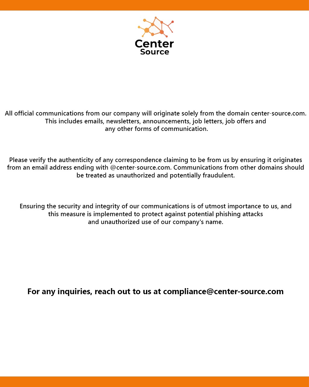 Home - Center Source